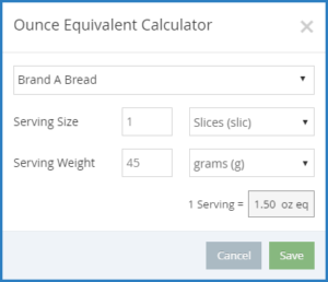 Calculate Grain Ounce Equivalents for Sponsors: Q&A - KidKare