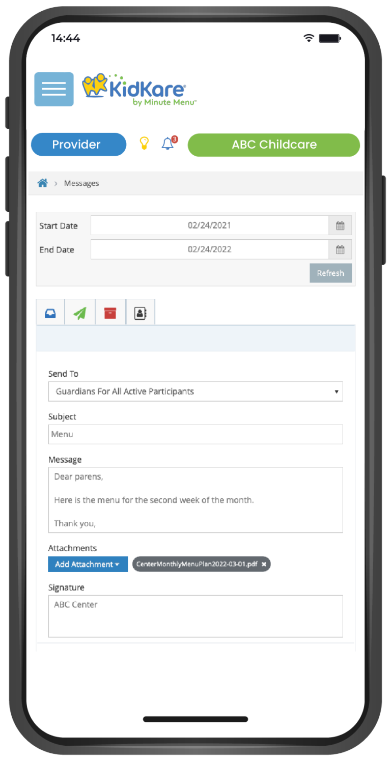 Most Trusted CACFP Software for Childcares - KidKare