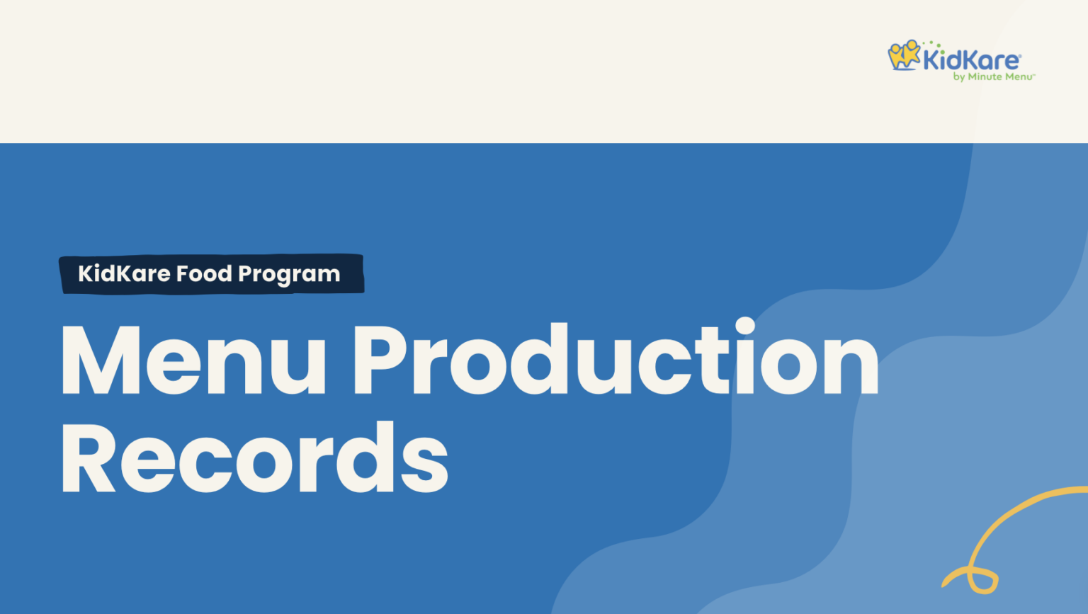 KidKare Food Program Trainings - KidKare