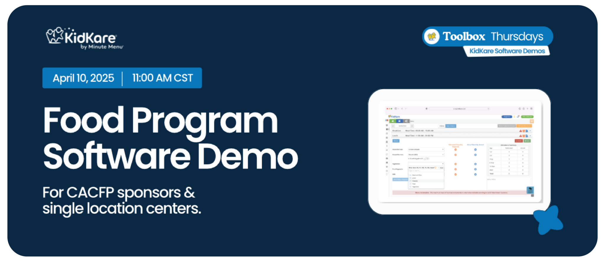 KidKare Food Program Software - Automate Your Claims Calculation