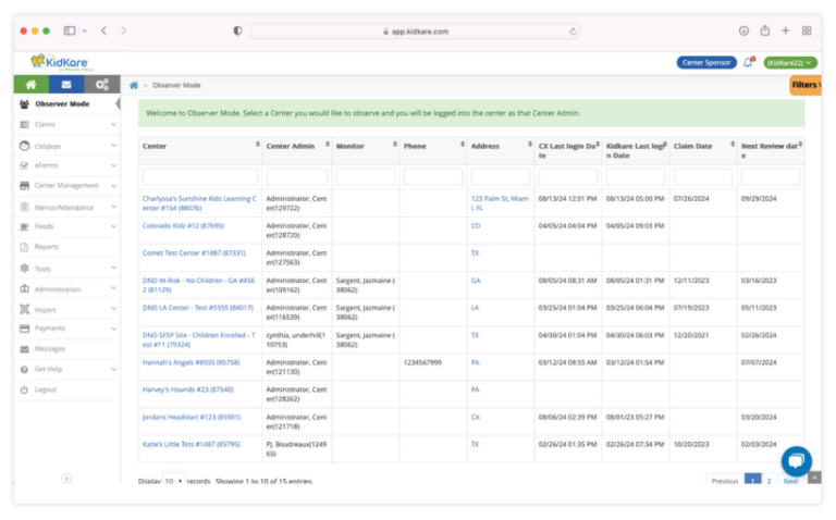CBS Food Program - KidKare